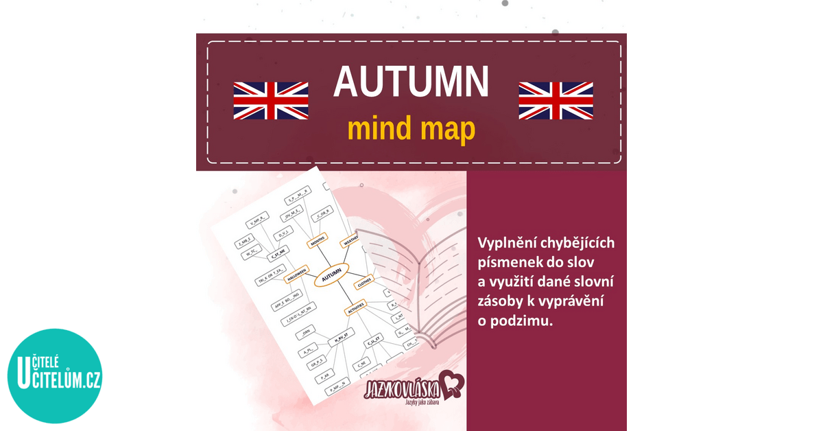 Autumn mind map - Anglický jazyk | UčiteléUčitelům.cz